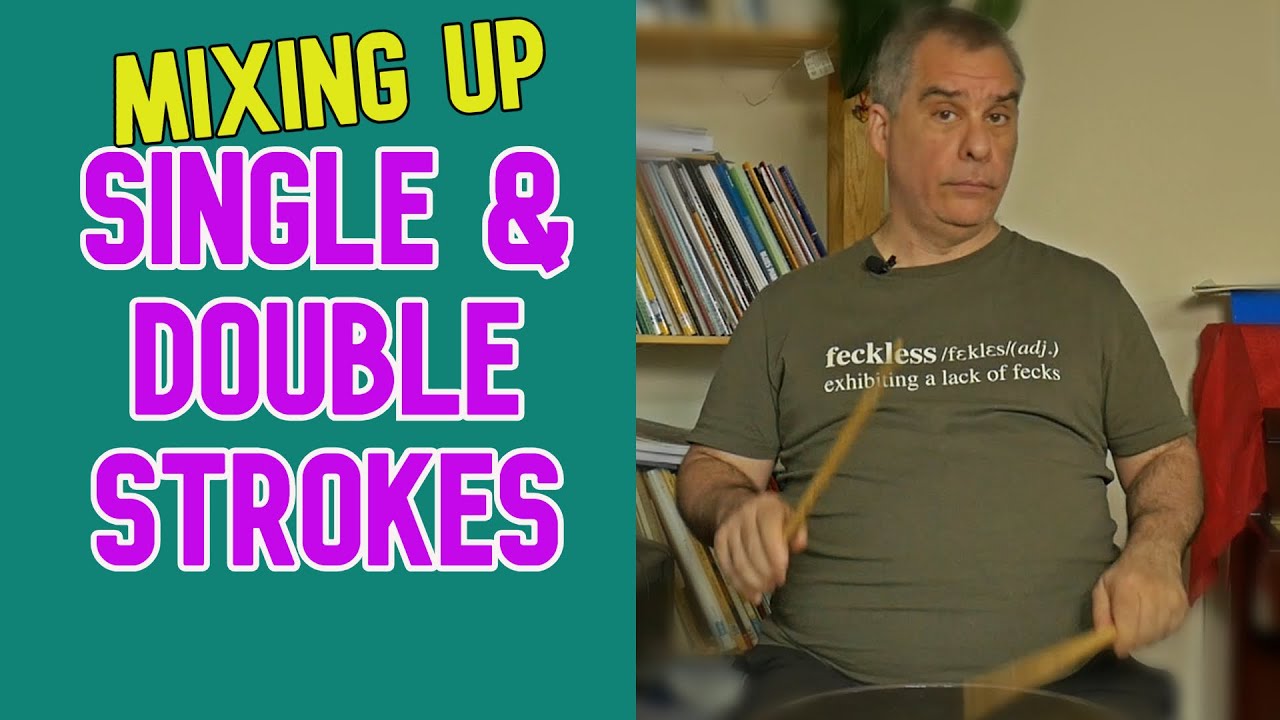 Mixing Up Single & Double Strokes | Practice Pad Exercises - YouTube