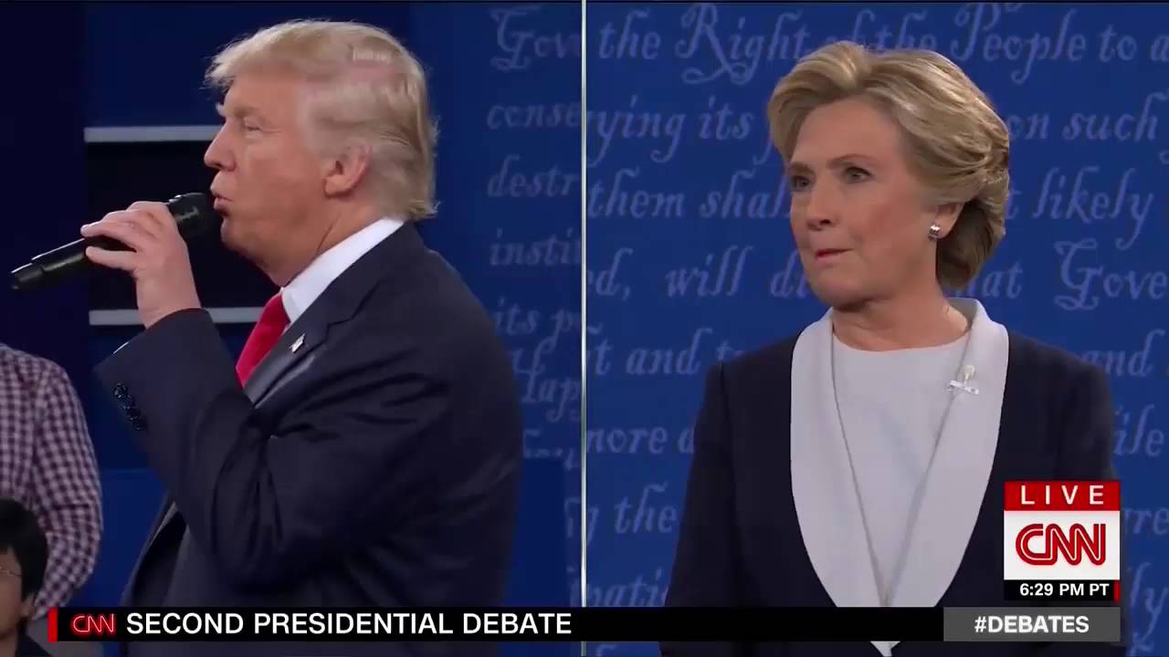 Trump: It's 'One on Three' During Second Presidential Debate. - YouTube