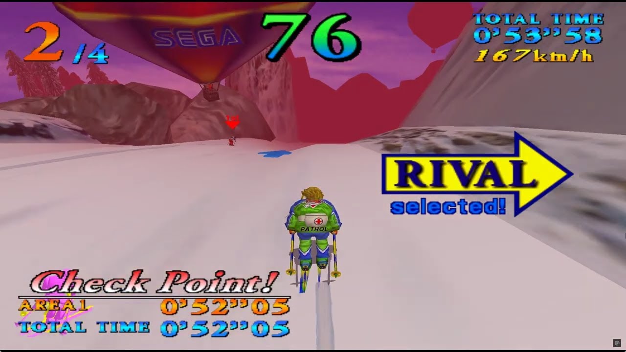 SKI CHAMP ARCADE Gameplay (Sega Model 3 Emulador) - YouTube