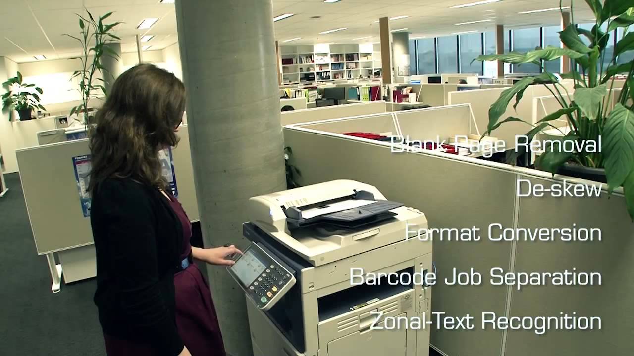Toshiba e-BRIDGE Capture & Store - İş Akışı Çözümü - YouTube
