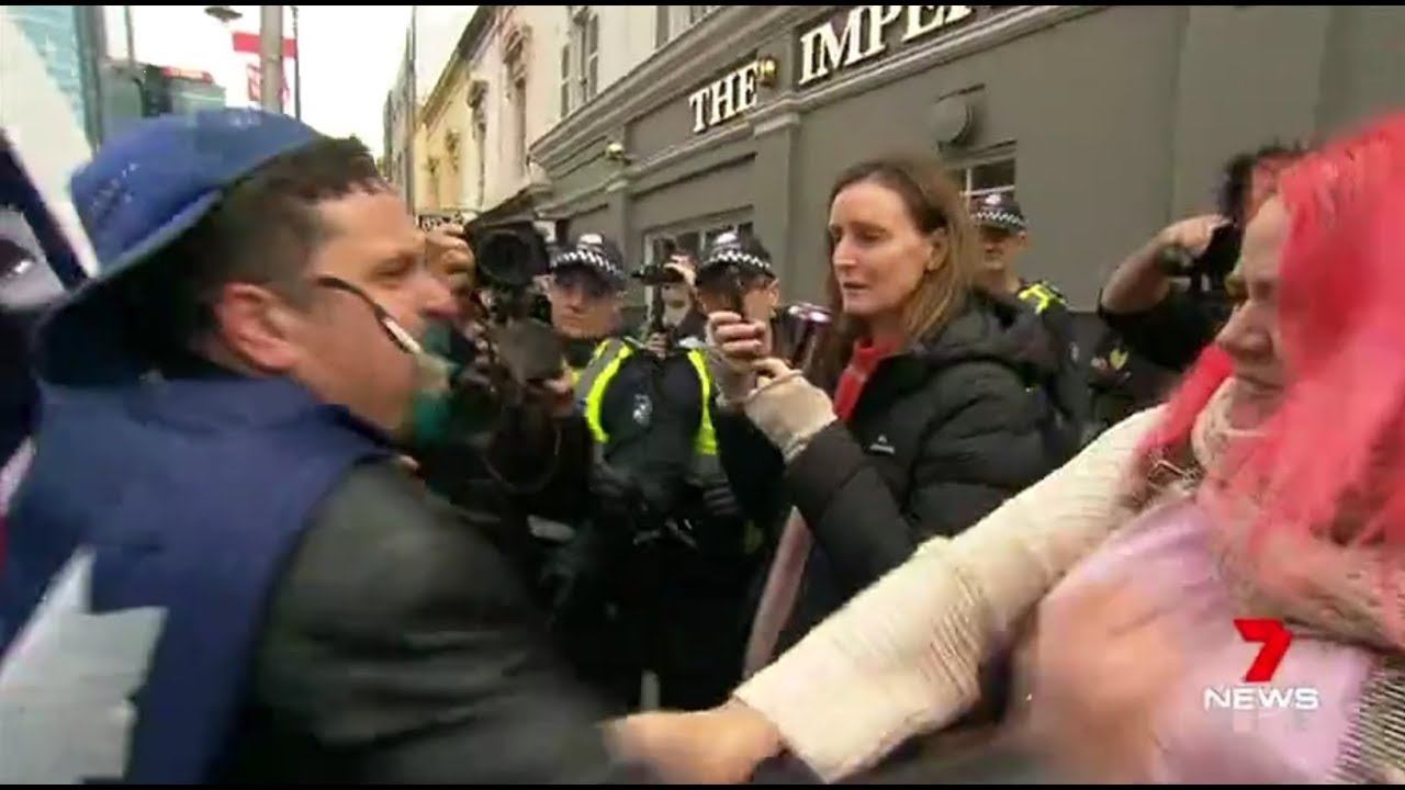 Take 2 Melbourne True Blue Crew Aussie Pride Flag March pantifa Tit ...