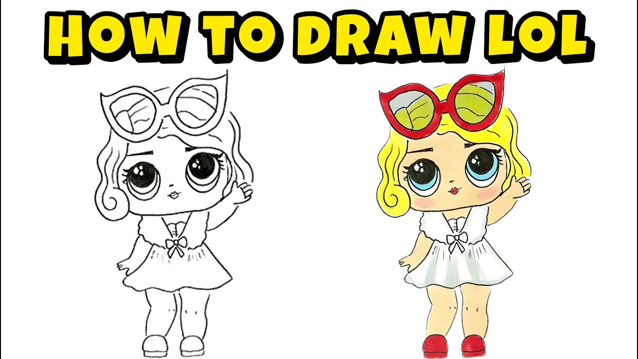 Beginner's Guide to Drawing: How to Draw Lol – Follow Along and Learn ...