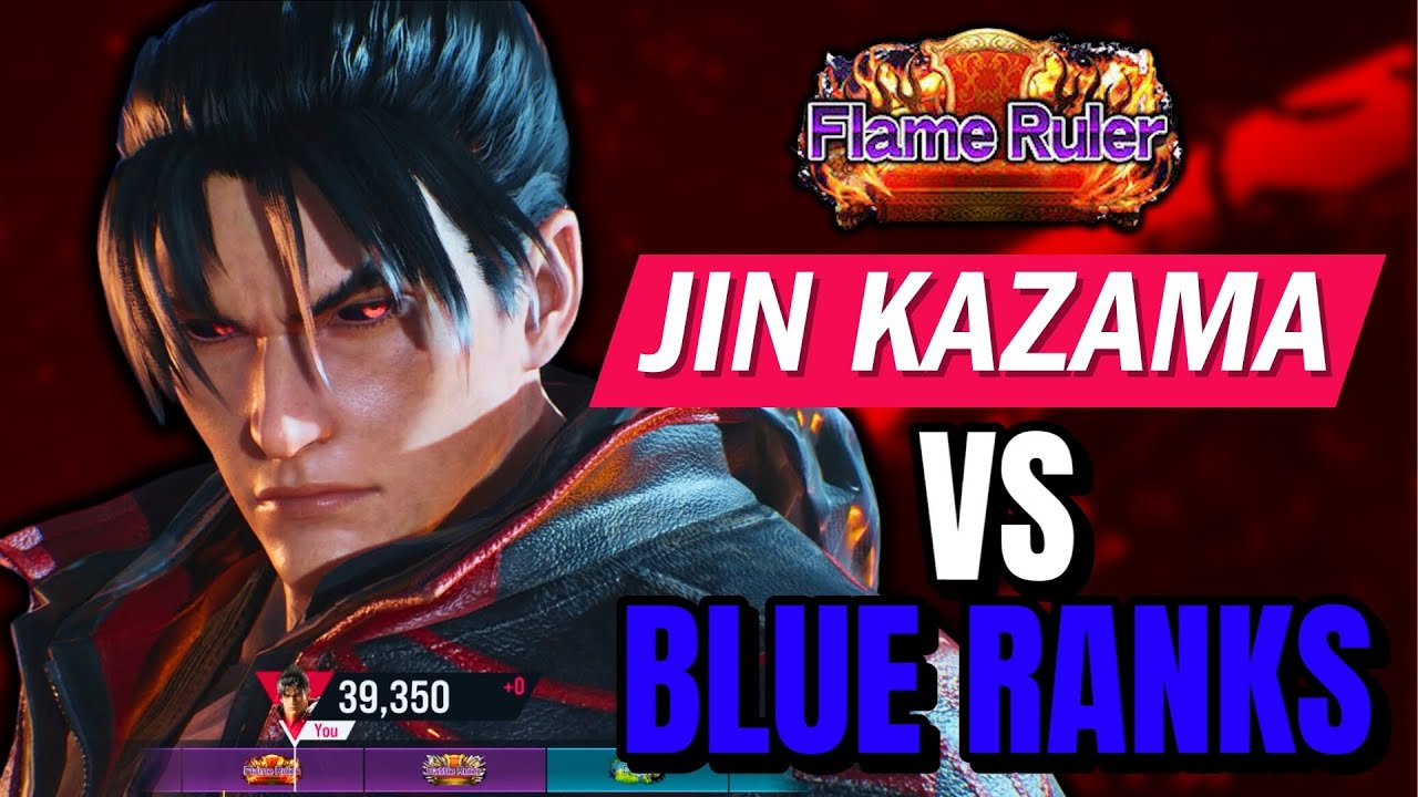 Flame Ruler Jin Kazama VS. BLUE Rank Players | TEKKEN 8 - YouTube