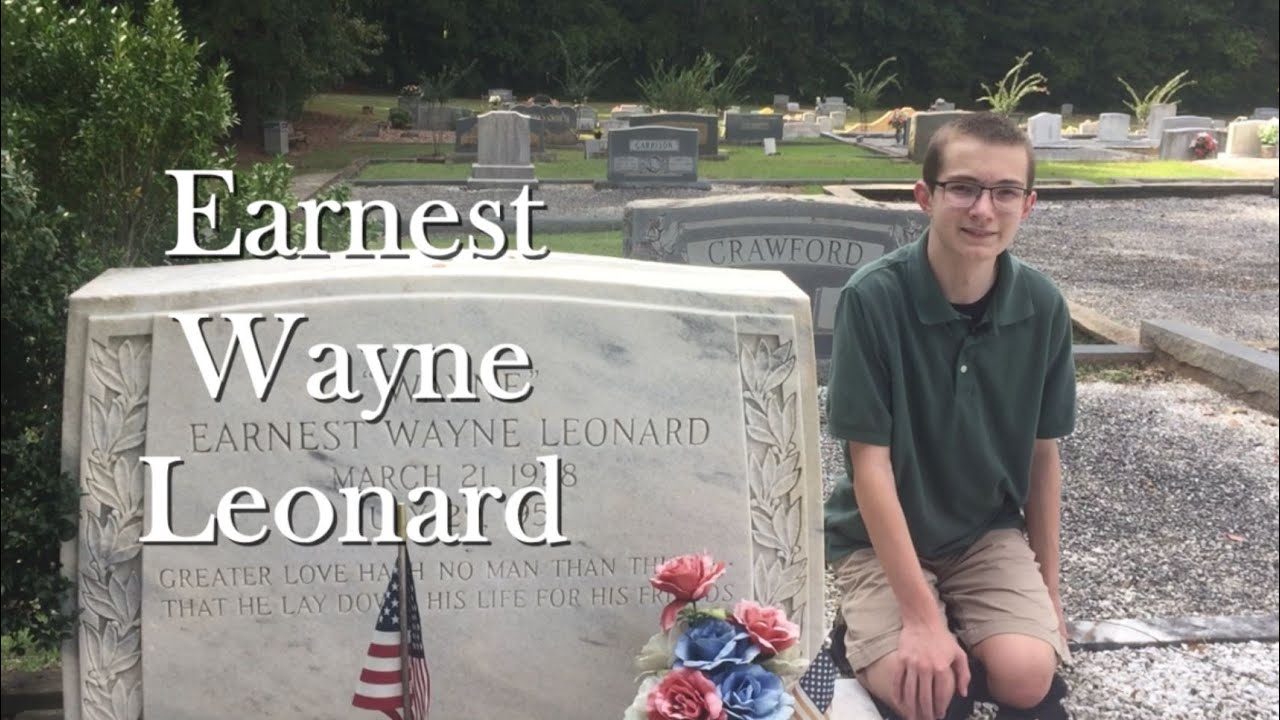Kennesaw City Cemetery Tour: Earnest Wayne Leonard - YouTube