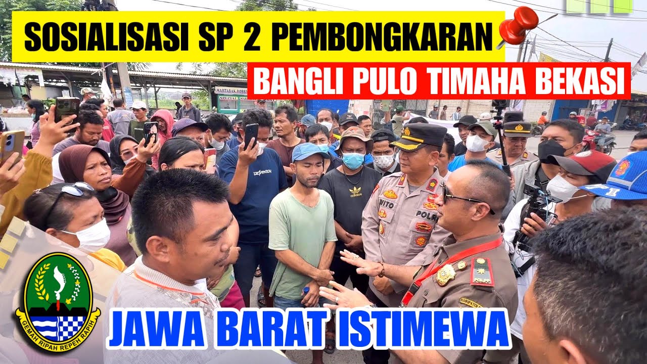 PEMBERIAN SP 2 PEMBONGKARAN PULO TIMAHA SATPOL PP KAB. JABAR MENUJU ...