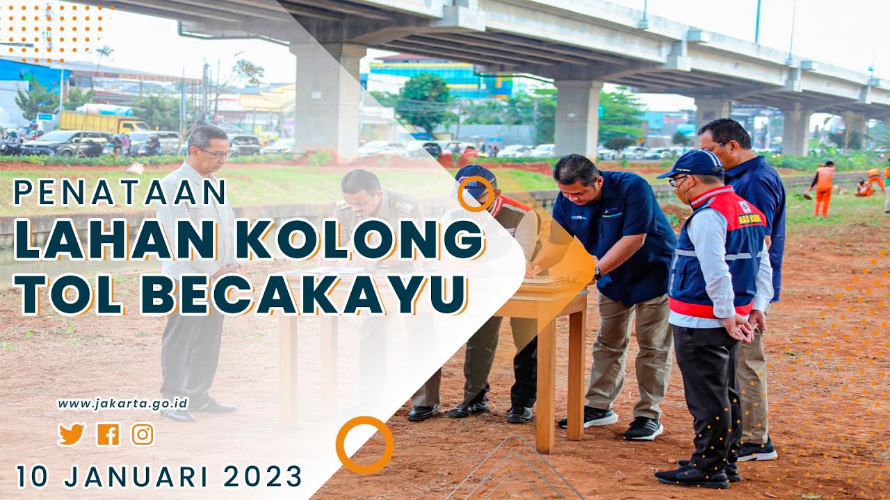 Penataan Lahan Kolong Tol Becakayu - YouTube