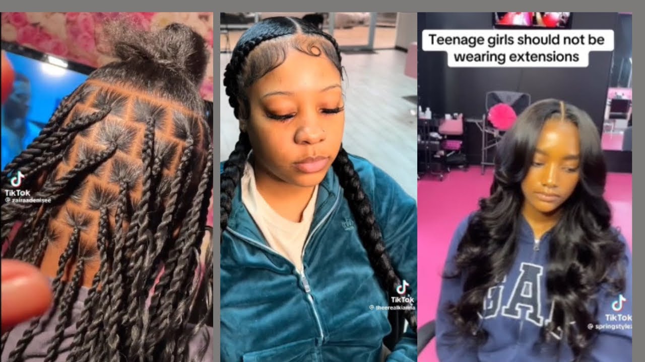 Back to school hairstyle ideas😍 |Black girl edition| - YouTube