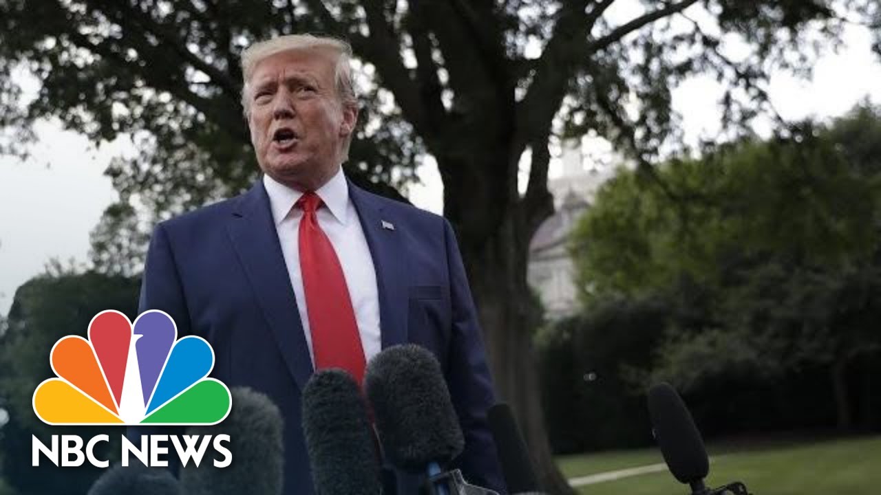 Live: Trump Speaks To Reporters Before Departing For Phoenix | NBC News ...