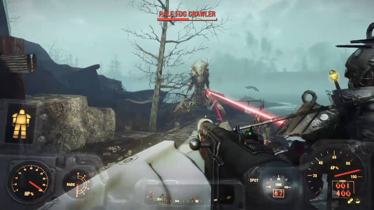 Fallout 4 Far Harbor Giant Pale fog crawler - YouTube