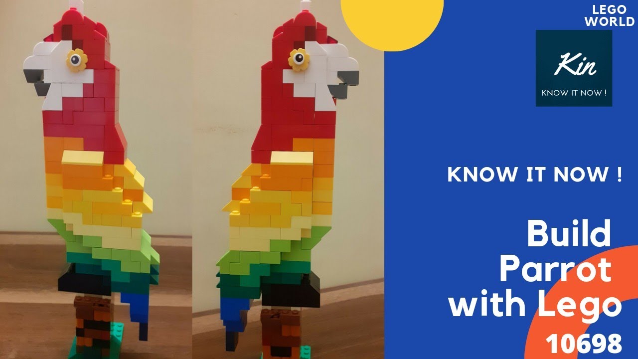 LEGO Parrot || 10698 || LEGO Rainbow Parrot || LEGO Macaw || Lego 10698 ...