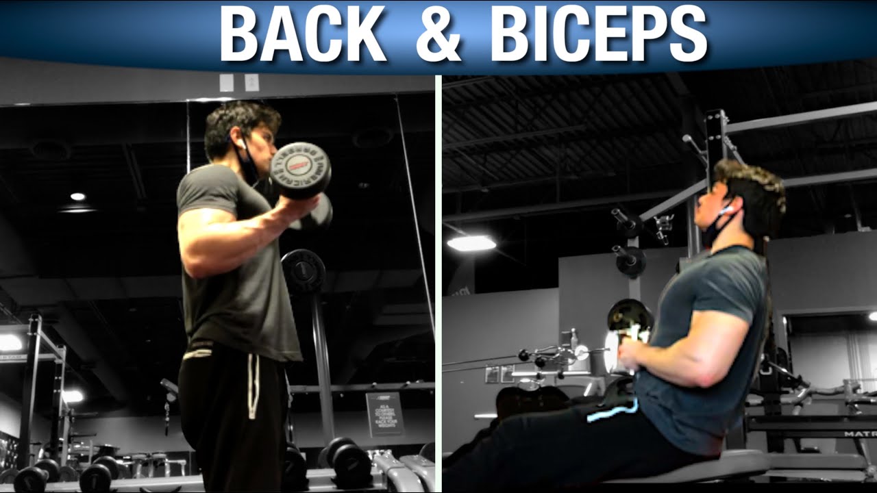 Back And Biceps Workout (Strength Focus) | Current Workout Split - YouTube
