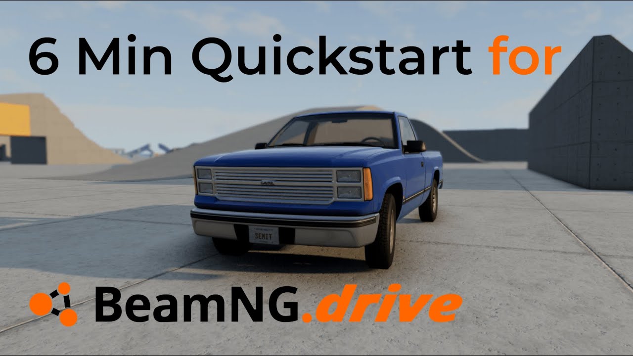 BeamNG Quick Guide Part 1 - YouTube