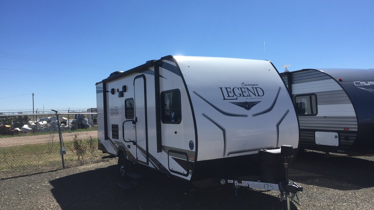 SOLD 2019 Forest River Surveyor 19BHLE Travel Trailer - YouTube