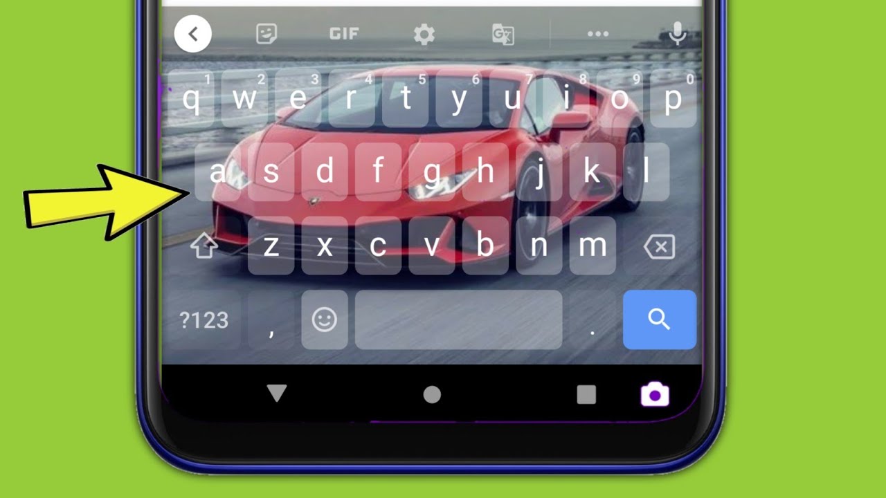 Motorola || How to set Photo on keyboard Moto Edge 30 - YouTube