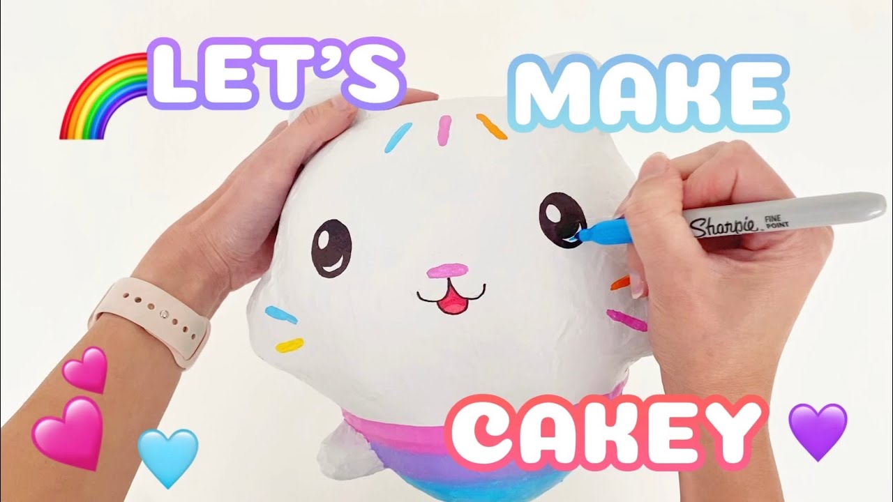 Gabbys Dollhouse Cakey Craft - YouTube