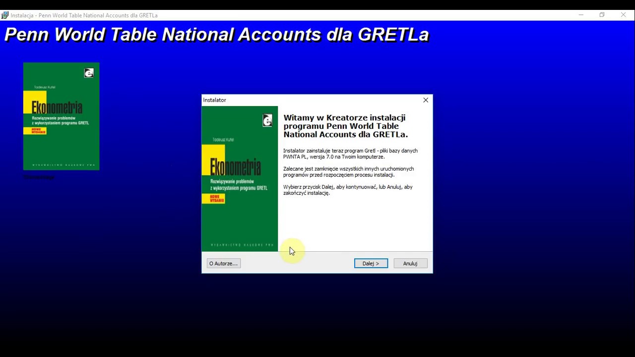 Program Gretl w modelowaniu ekonometrycznym - podstawy - YouTube