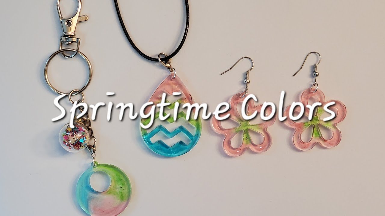 Easy To Make Resin Springtime Jewelry - YouTube