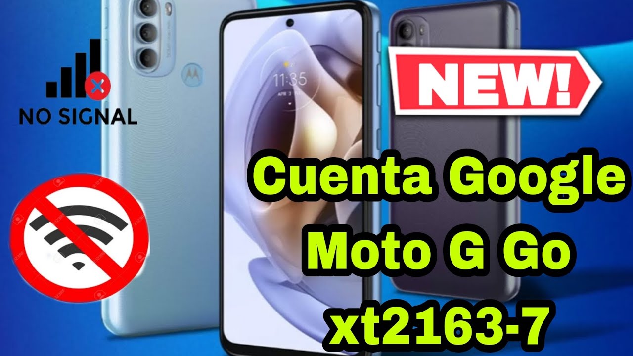 Eliminar cuenta google Moto G Go xt2361-7 ( Error de wifi ) - YouTube