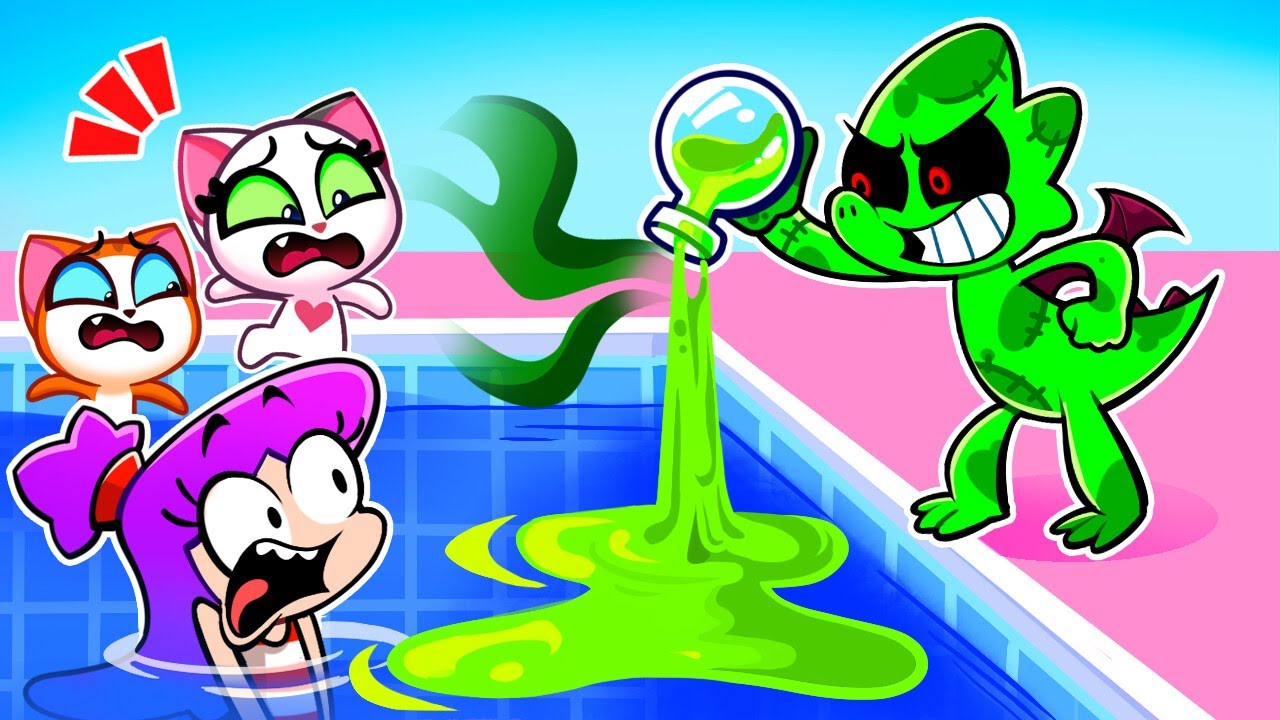 Denny Turns Everyone into Zombies?! 😱🧟‍♂️ Funny Adventure | Viv and ...