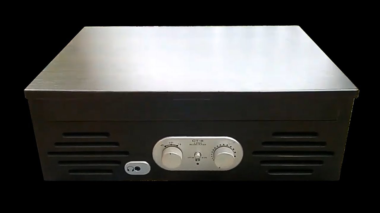 CT-8 Portable Turntable - YouTube