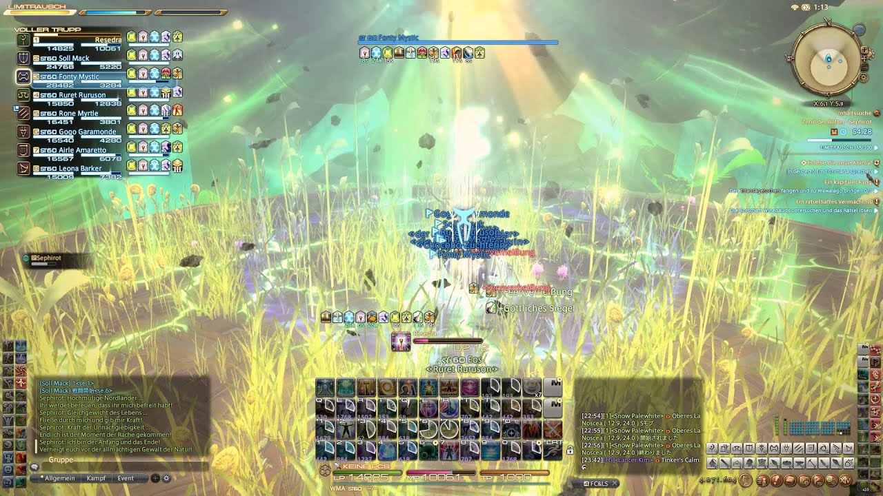Final Fantasy XIV Heavensward : Sephirot Extreme - WHM PoV - YouTube