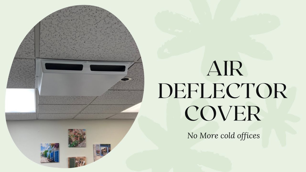 Commercial Air Deflector Cover for 24" x 24" Diffusers - YouTube