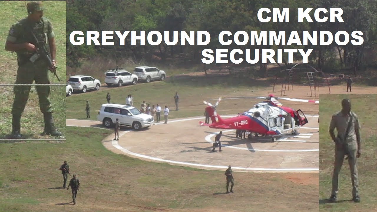 CM KCR Grey Hound commandos security || CM KCR - YouTube
