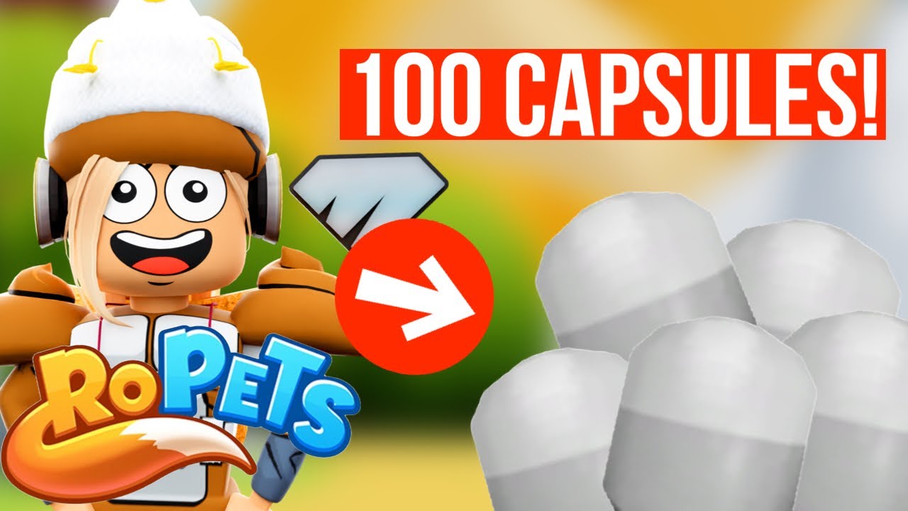 Hatching 100 SILVER CAPSULES in RoPets! (Roblox) - YouTube
