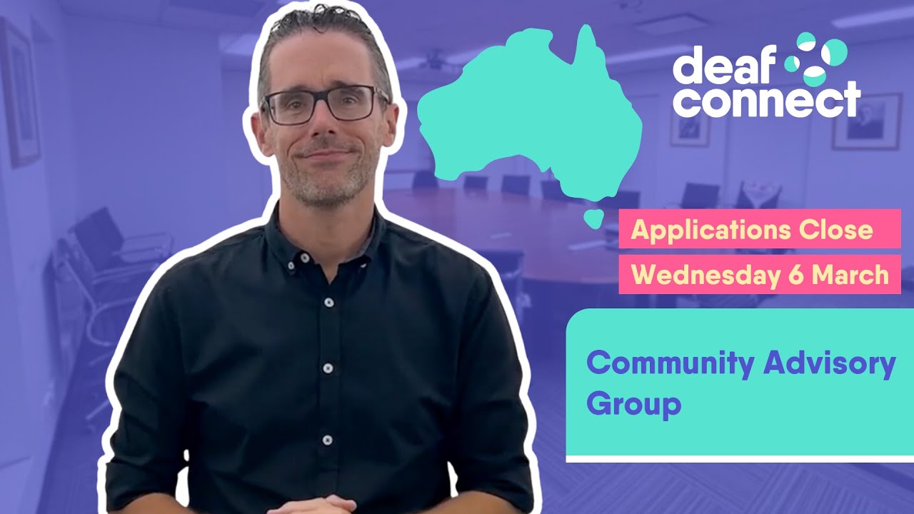 Community Advisory Group | Applications Open - YouTube