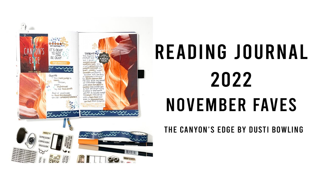 Reading Journal | November Favorites | Scrapbook Process Video - YouTube