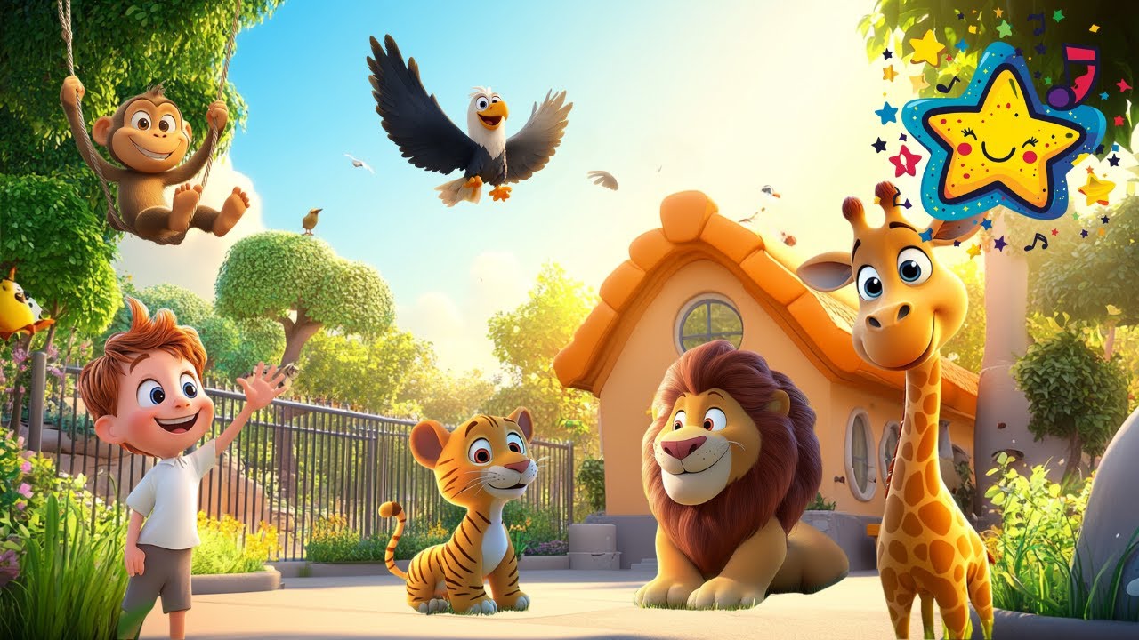 Party at the Zoo! 🦁🎉 Fun Animal Song for Kids | Learn About Zoo Animals ...