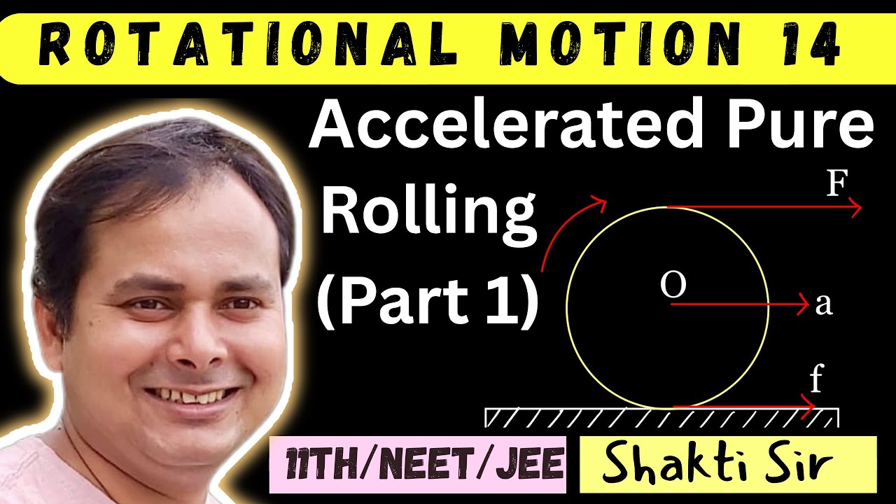 Pure Rolling vs Accelerated Rolling | Must Watch for JEE/NEET | Class ...