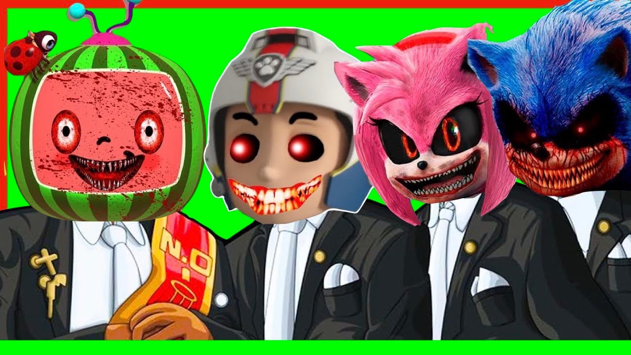 Paw Patrol EXE & Sonic x Tails EXE & Cocomelon EXE - Coffin Dance Song ...