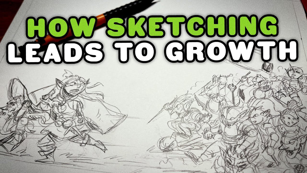 How Sketching is The KEY to YOUR Artistic Growth // Goblin Horde Sketch ...