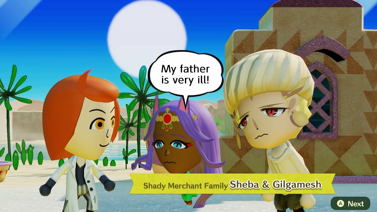 Fate/Grand Miitopia part 16: Neksdor Town - YouTube