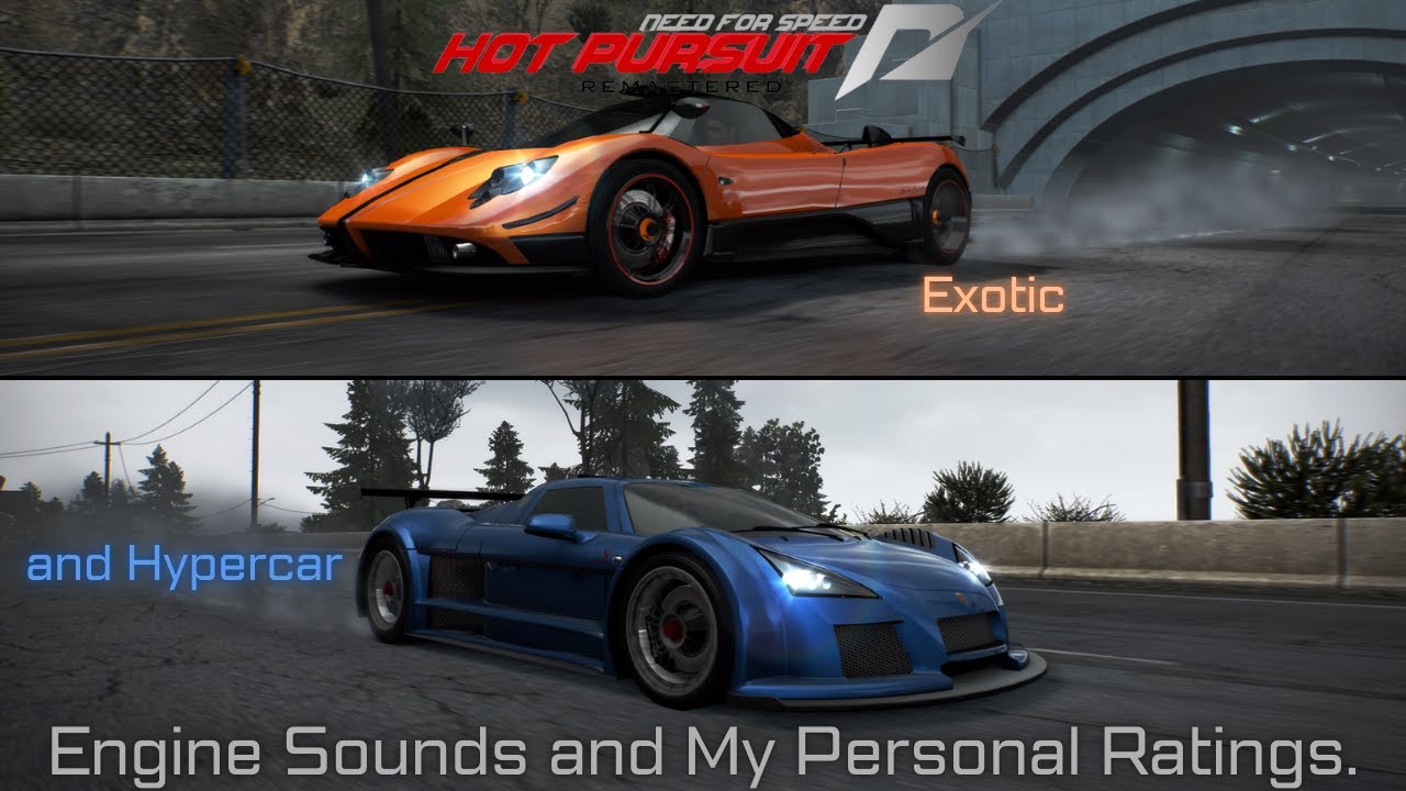 EVERY Tier 4 and Tier 5 ENGINE SOUND in NFS Hot Pursuit (and my ...