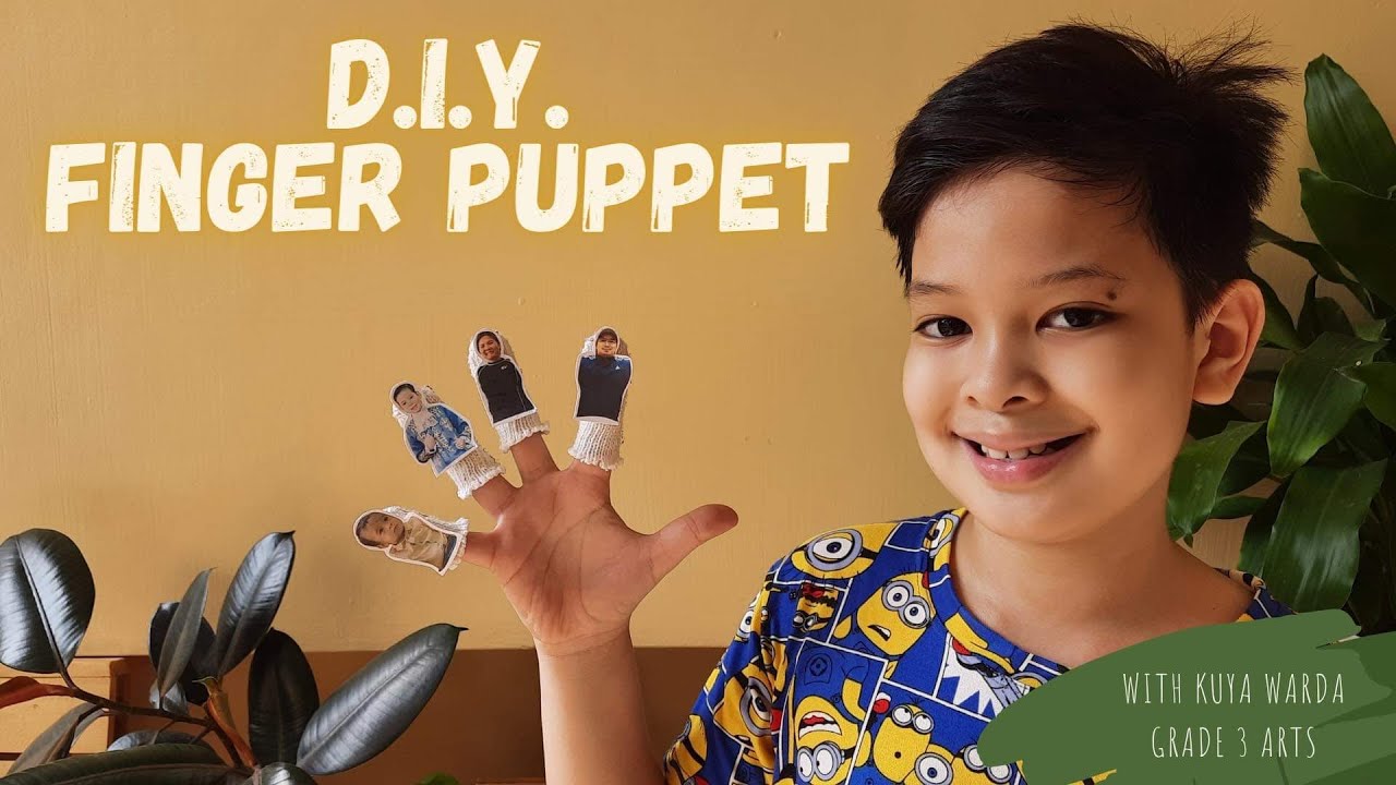 D.I.Y. FINGER PUPPET USING RECYCLED MATERIALS | IYA FAMILYA - YouTube