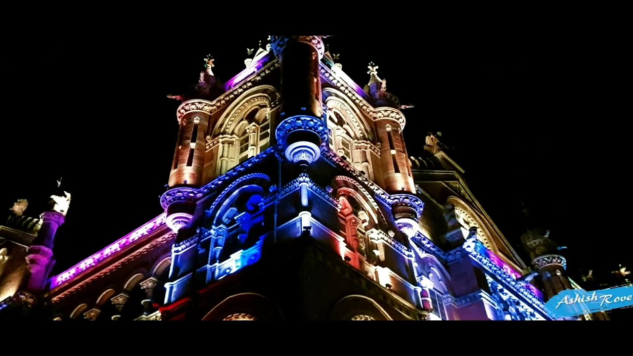 MUMBAI NIGHT | MARINE DRIVE | CST | Cinematic view - YouTube