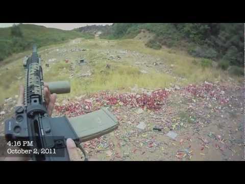 Range Day 10.2.11 ( AR 15 , Glock 17 , Wasr-10 AK47)