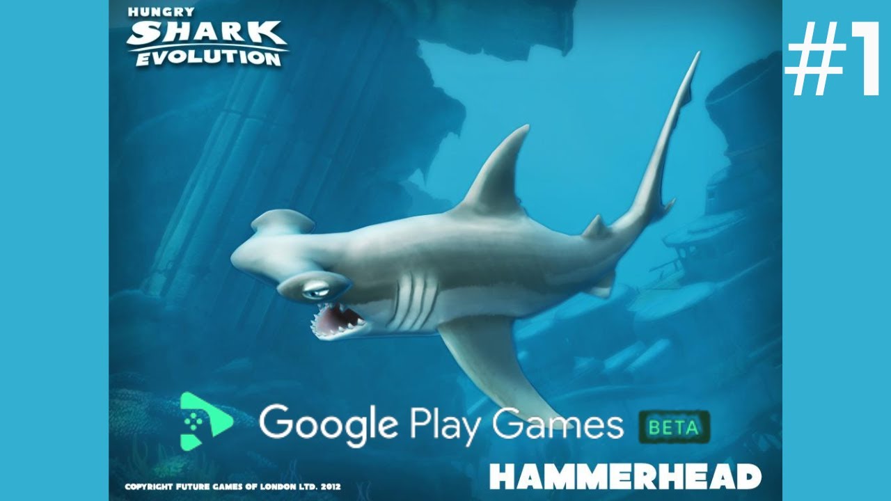 My First Game at Google Play Beta PC : Hungry Shark Evolution Part 1 ...
