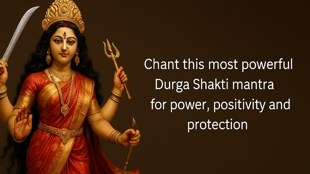 दुर्गा शक्ति मंत्र | Powerful Durga Shakti Mantra for Strength, Courage ...