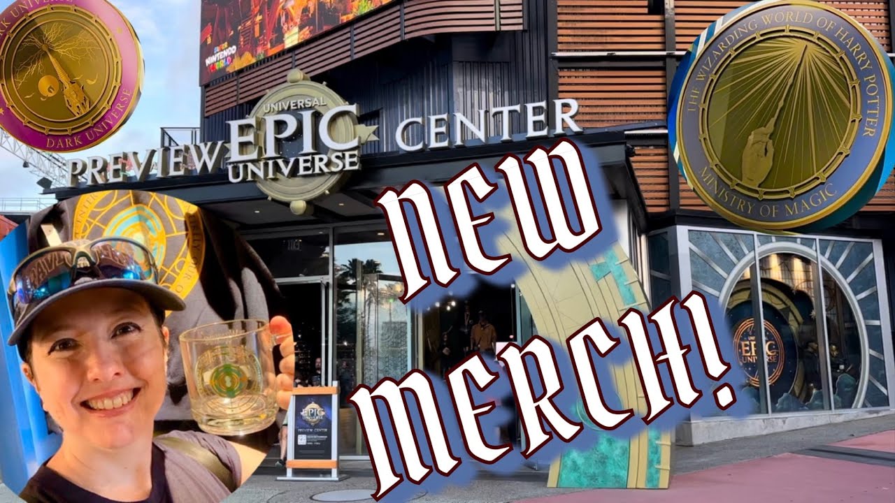 EPIC UNIVERSE PREVIEW CENTER TOUR & MERCH PART 1 || MINISTRY OF MAGIC ...