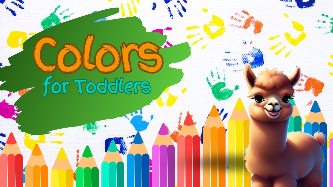 Learn Colors With Cute Alpaca | Colors For Kids | Toddlers Learning ...