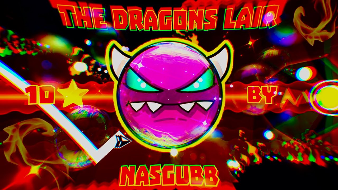 “The Dragons Lair” [Medium Demon] by Nasgubb Geometry Dash - YouTube