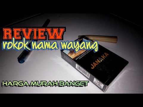 Rokok JANAKA ,rokok apa wayang nihh - YouTube