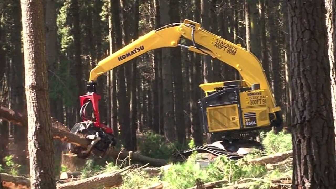 Komatsu Forest XT450L-2 #05 - YouTube