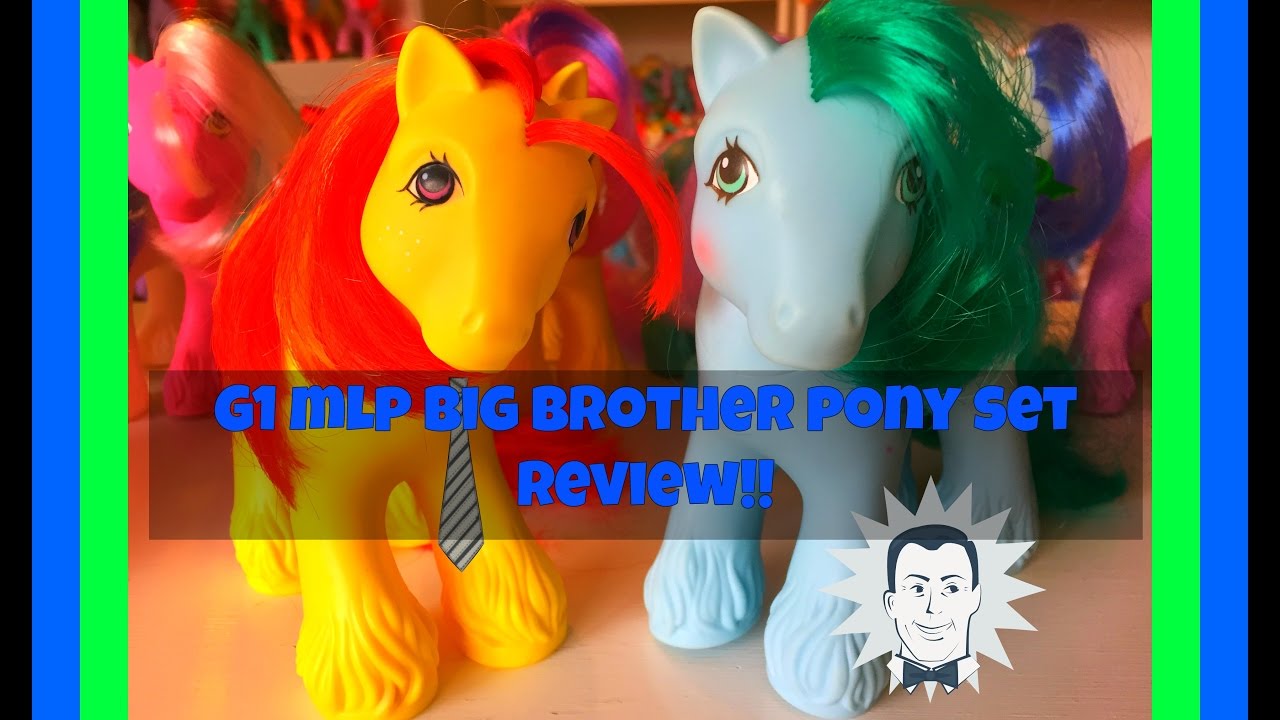 My Little Pony G1 Big Brother Set Review! - YouTube
