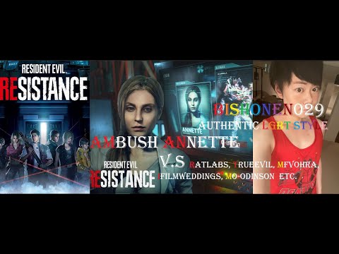 Resident Evil Resistance (Ambush Annette Gameplay Ft. Ratlabs, Mfvohra, ifilmweddings, TrueEvil etc)