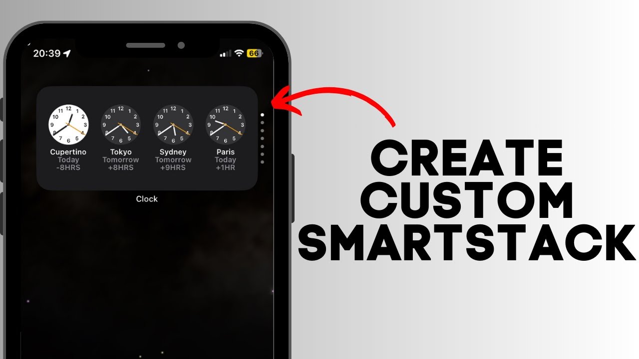 Create your own Smart Stack and edit it | iOS 14 - YouTube