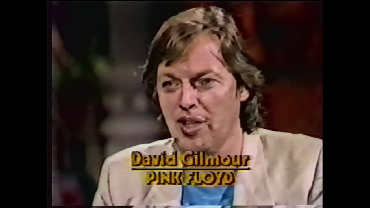 David Gilmour - Pink Floyd The Wall Movie Interview for MTV (1982 ...
